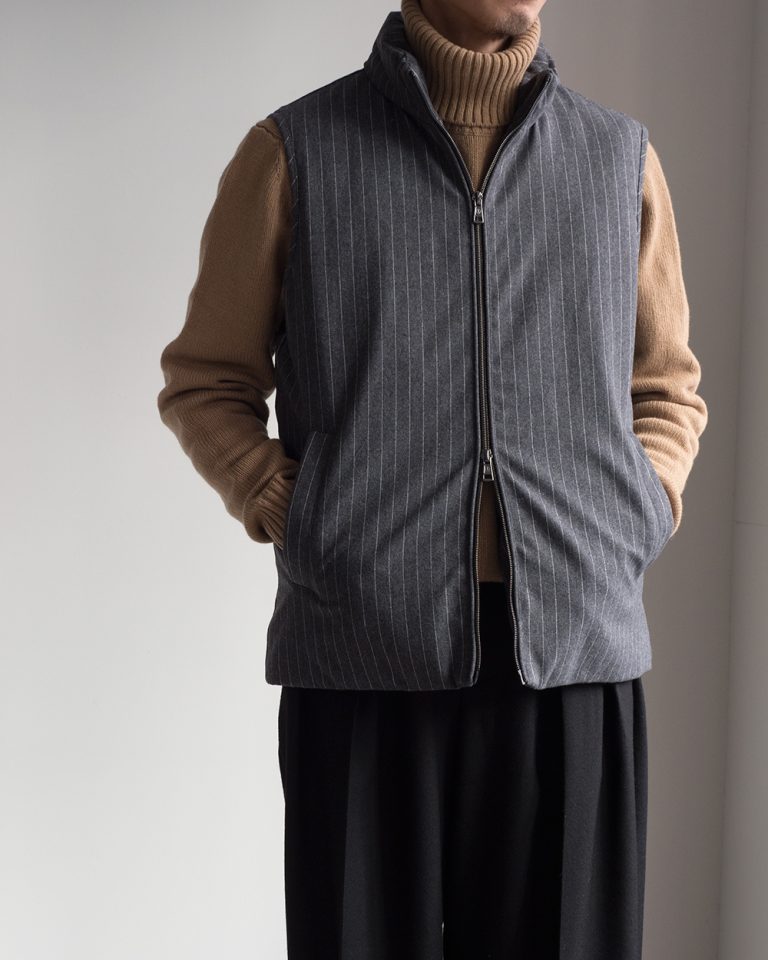 WEAR ONLINE STYLE NOTE #6 素材で魅せる、大人のベストスタイル2つの表情 | ITAL STYLE WEAR BLOG